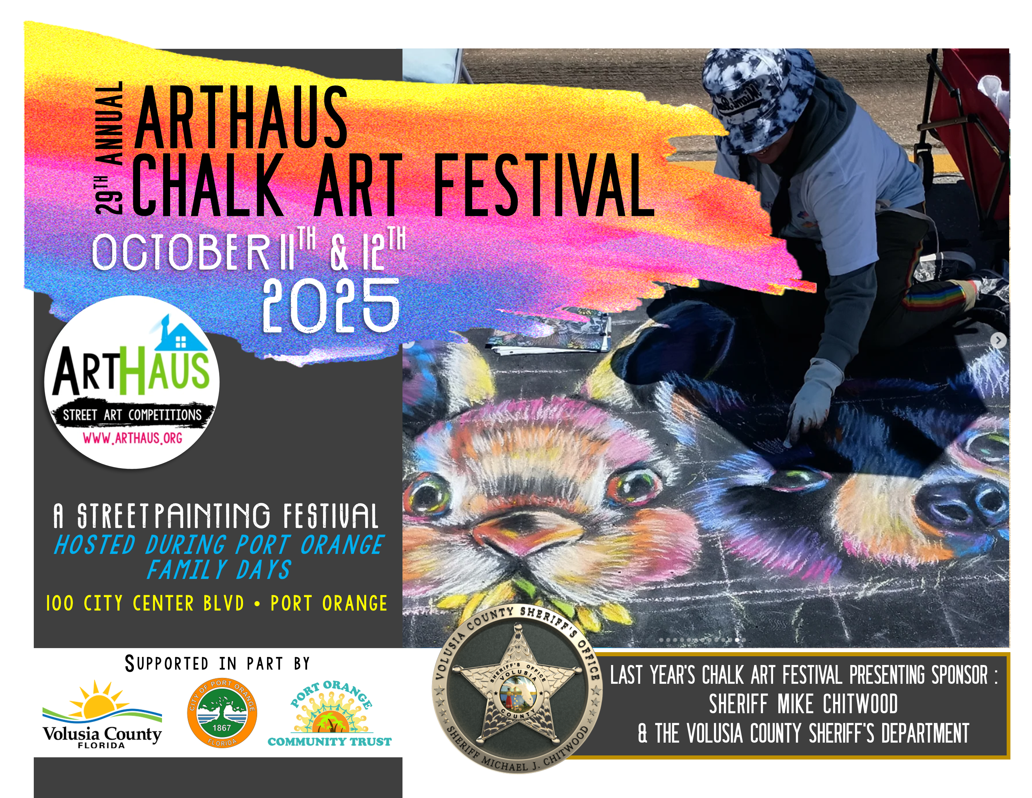 ArtHaus’ 2025 Street Painting Festival